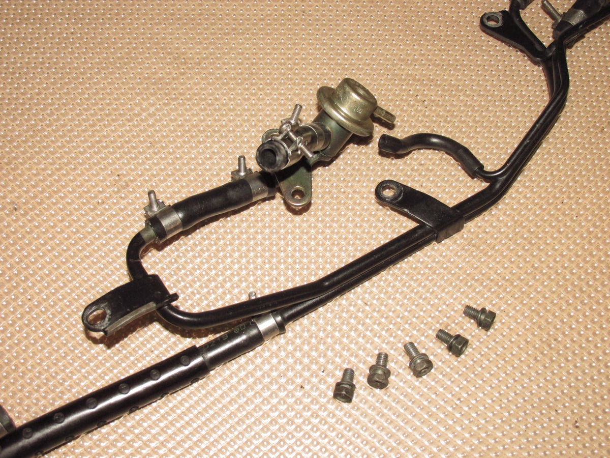 1990-1996 Nissan 300zx Twin Turbo OEM Fuel Regulator & Fuel Line ...