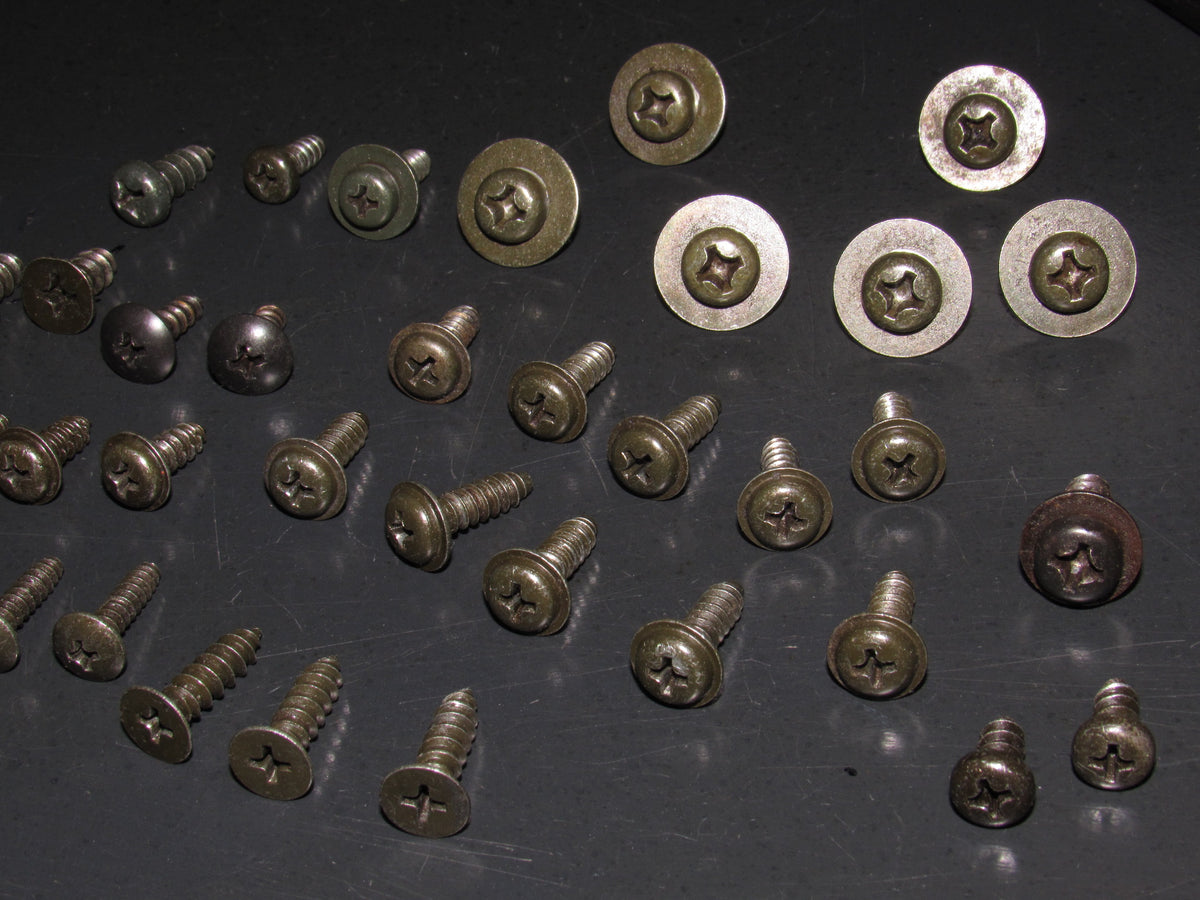 90 91 92 93 94 95 96 Nissan 300ZX OEM Interior Various Screws & Bolts ...
